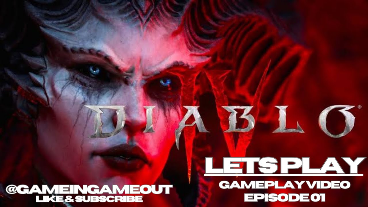 Lets play Diablo IV - Part 1 - Opening Cinematic, Character Creation ...