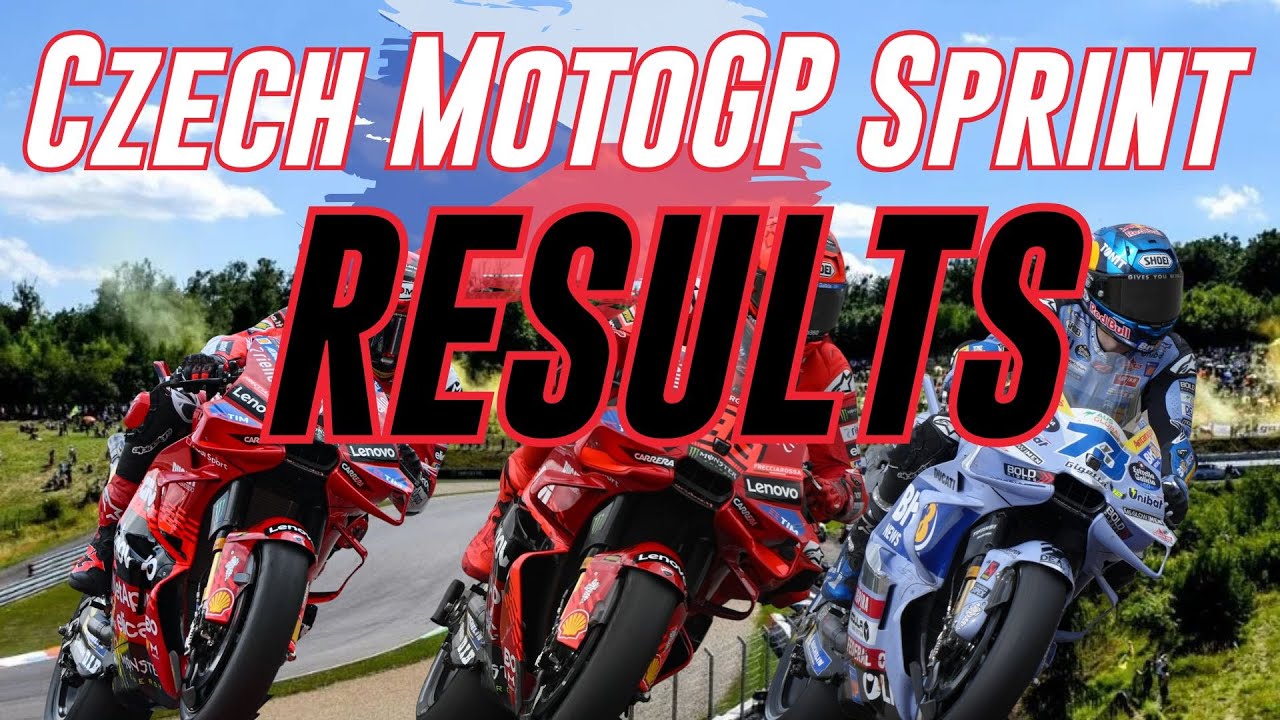Czech MotoGP Sprint Race Results | Motogp News 2025 - YouTube