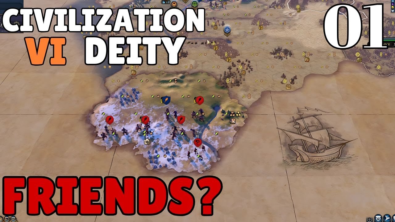 It's a Horde! - Civilization 6 Deity Gameplay - Sumeria - Ep.01 - YouTube