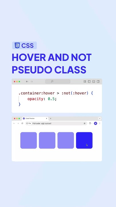 Learn how to use Pseudoclass in CSS #coding #css - YouTube