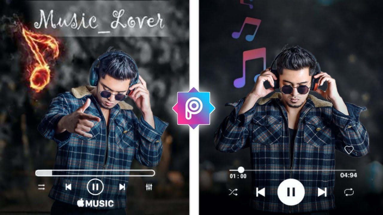 Music Lover Photo Editing PicsArt | Music Frame PicsArt Photo Editing ...