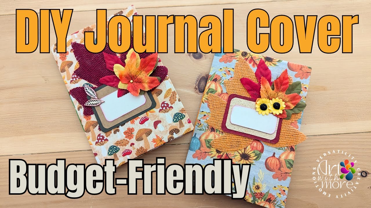 DIY Handmade Journal | Cover Decoration | Quick, Easy & Budget-Friendly ...
