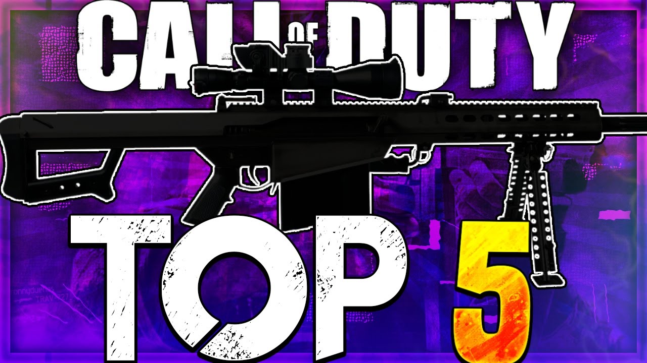 TOP 5 "BEST SNIPERS" in Call of Duty HISTORY... - YouTube