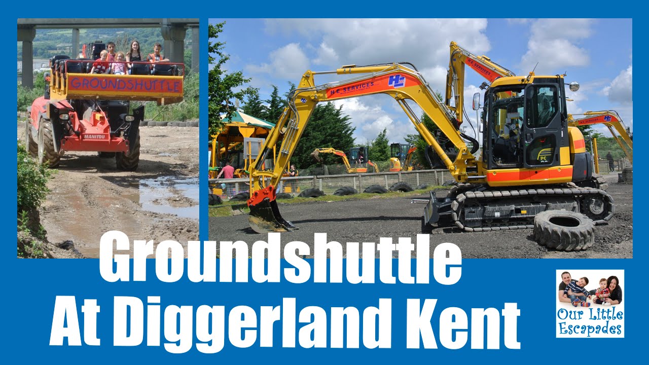 Groundshuttle at Diggerland Kent - Diggerland Kent Rides - YouTube