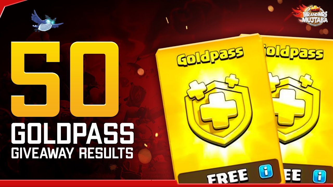 Gold Pass Giveaway Results | ft.@Ak27Live - YouTube