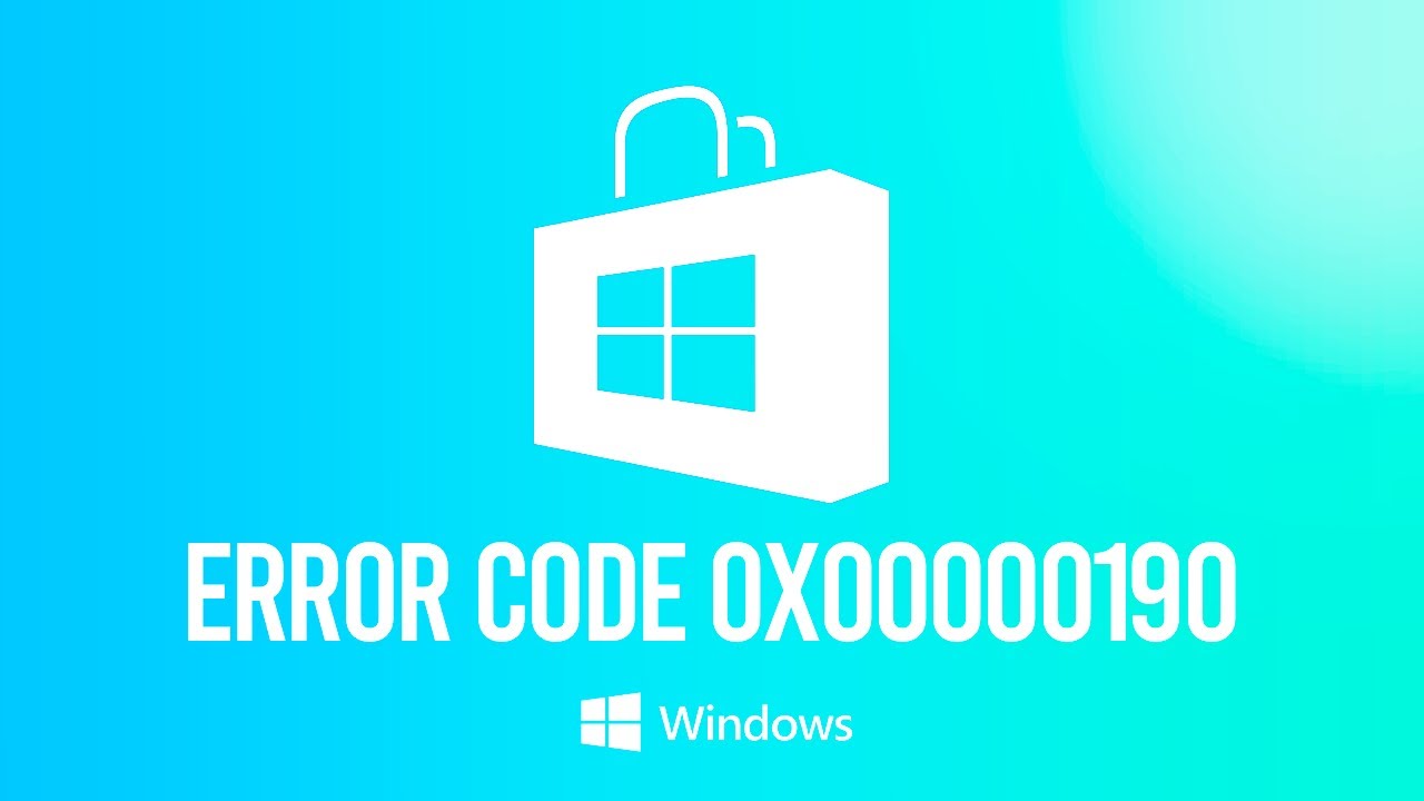 How To Fix Microsoft Store Error Code 0x00000190 [Tutorial] - YouTube