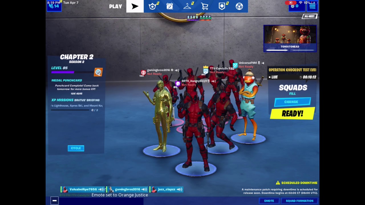 Agent Peely to Deadpool Squad - YouTube