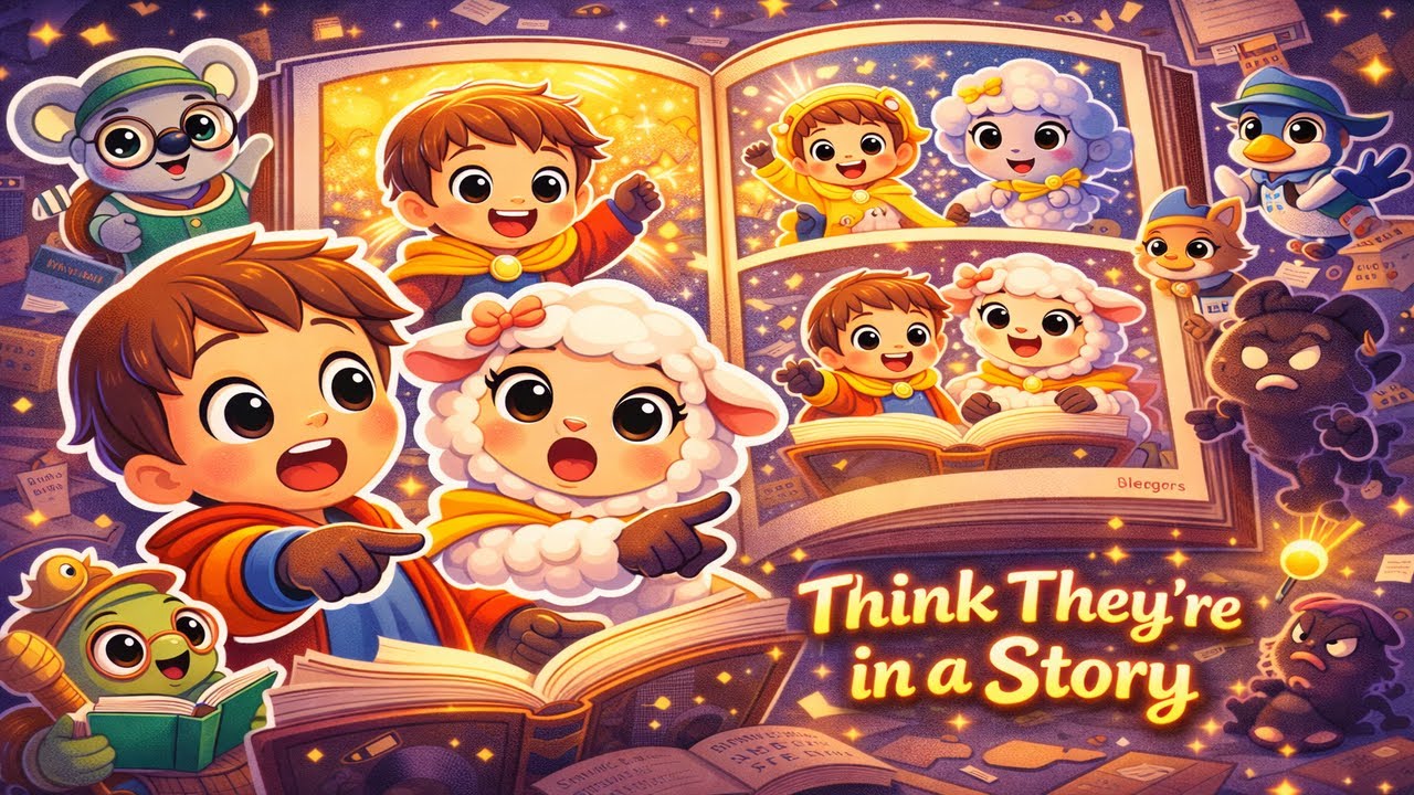 Finn and Dolly Think They’re in a Story 📖 | A Magical 3D Kids Adventure ...