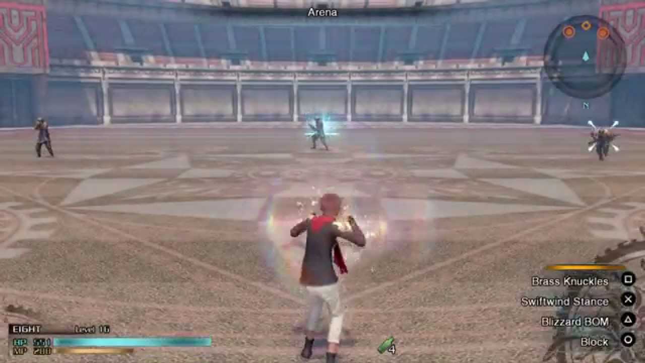 Flying Monk Eight - FF TYPE-0 - Combo Techniques - YouTube