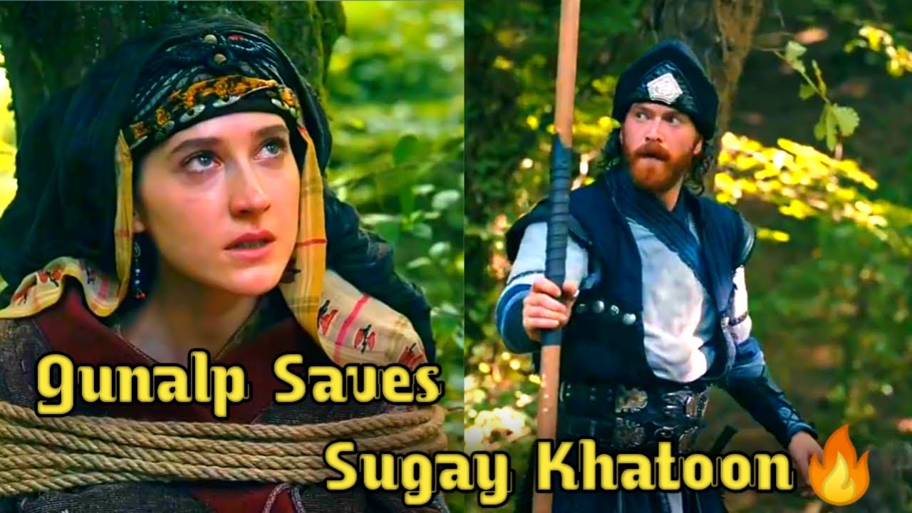Gunalp Bey & Ertugrul Alps Saves Sugay Khatoon🔥| Sudden Entry Of ...