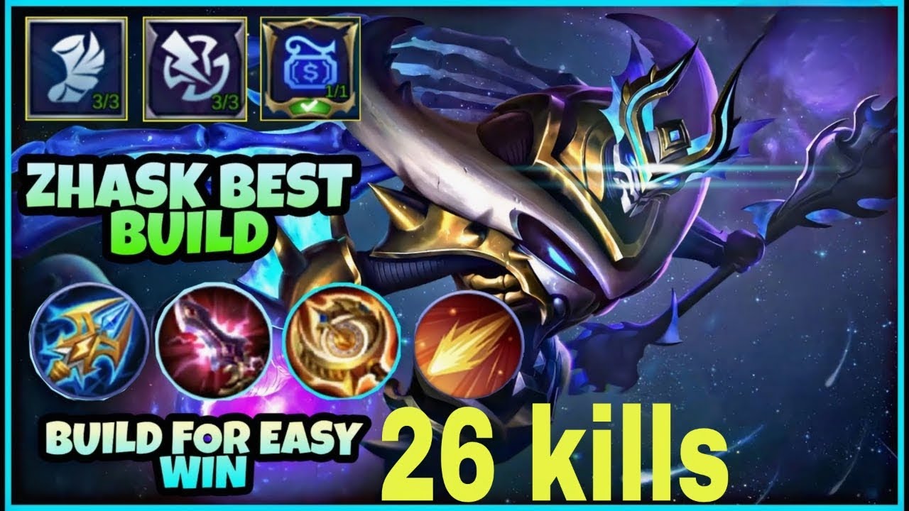 26 kills ! Zhask best build for Easy Win! - YouTube