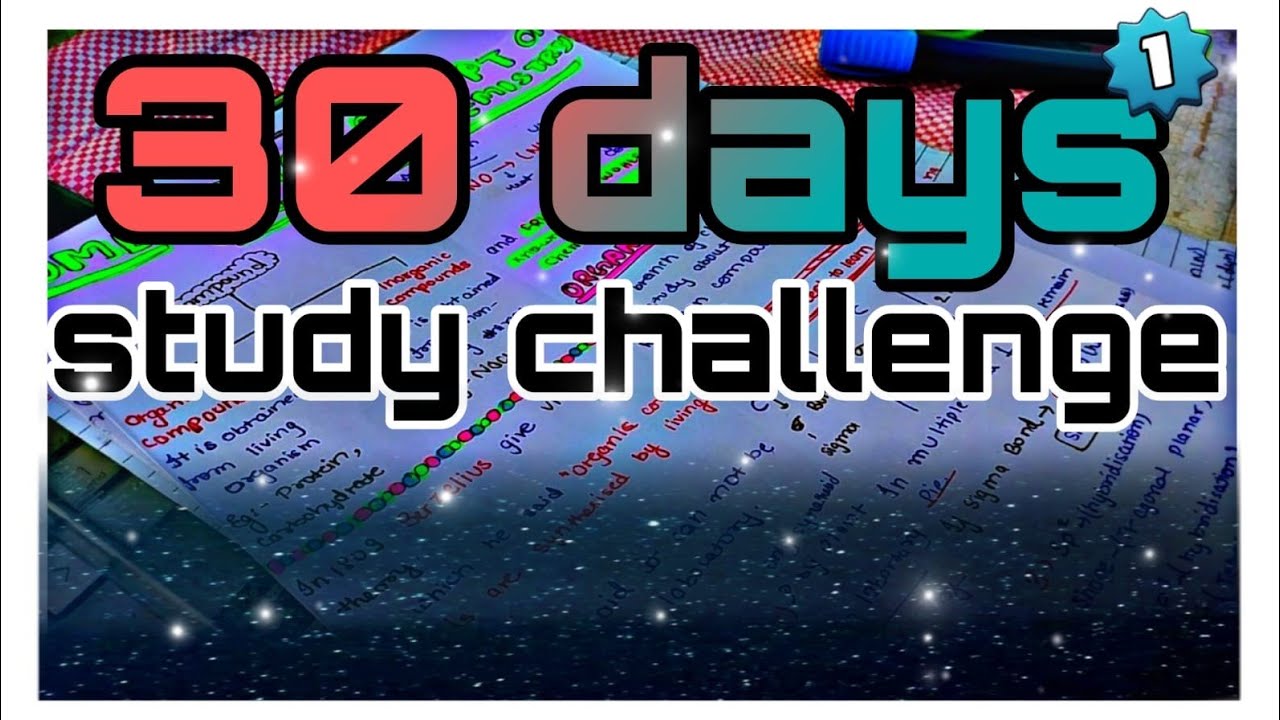 30 days study challenge 💪🤝 || 1/30 1️⃣ || study motivation 🌼 #study # ...