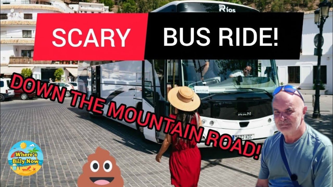 Scary bus ride from Mijas - YouTube