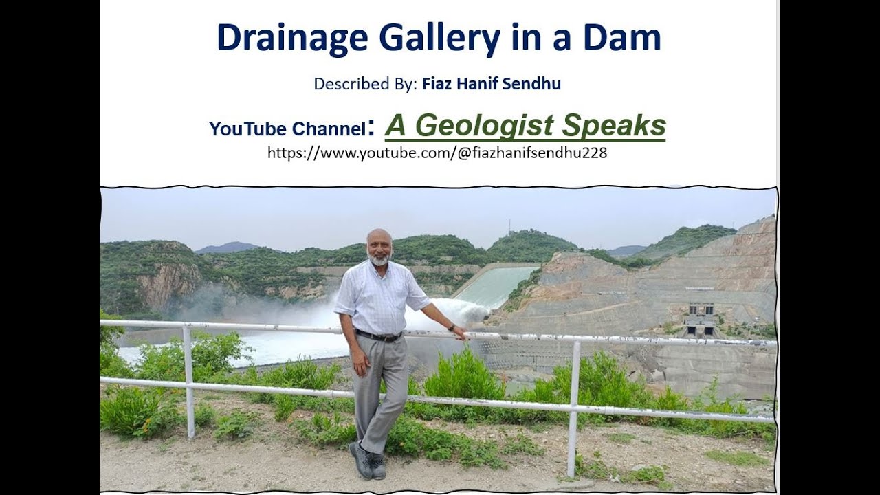 What is Drainage Gallery in a Dam - YouTube