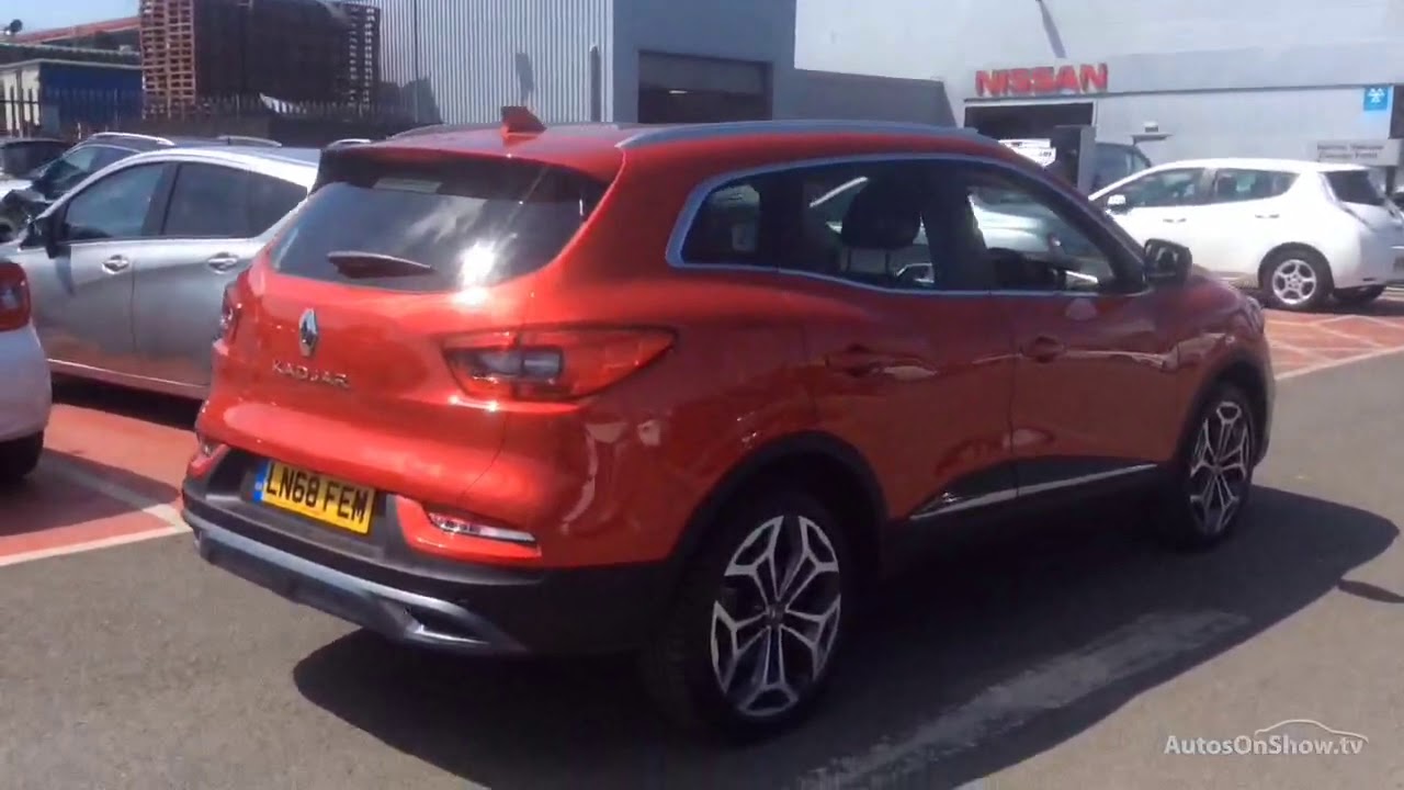 RENAULT KADJAR GT LINE TCE RED 2019 - YouTube