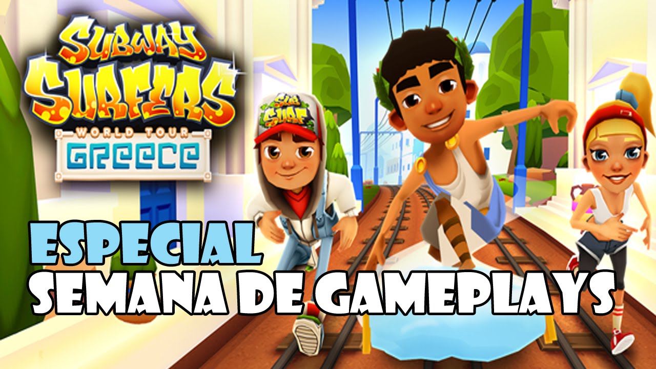 Subway Surfers Greece #3 - Gameplays de console no canal - YouTube