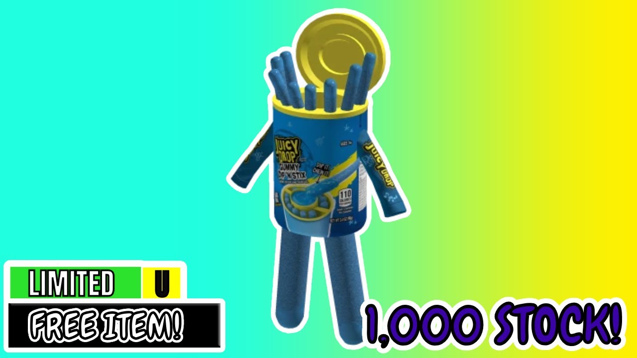 Free Blue Rebel Juicy Drop Gummy Dip ‘N Stix Suit - ROBLOX - YouTube