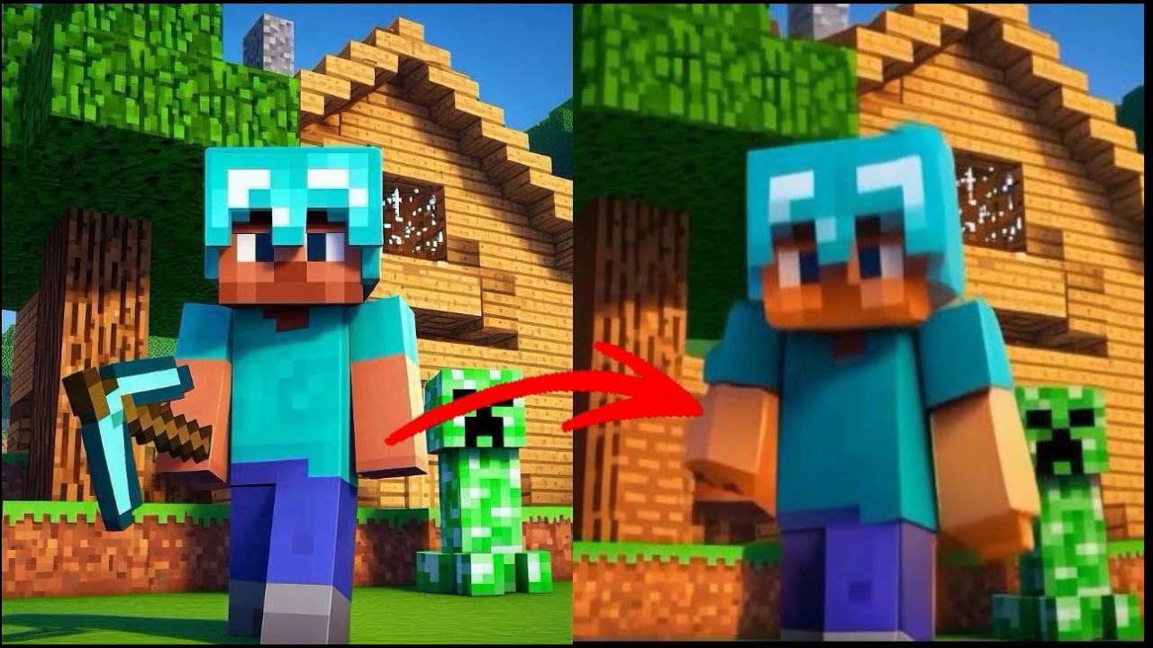 Minecraft AI generated images (Luma AI). - YouTube