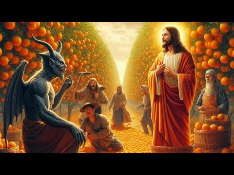 jesus protect the farmers from Satan in orange farm#jesus #ai# ...