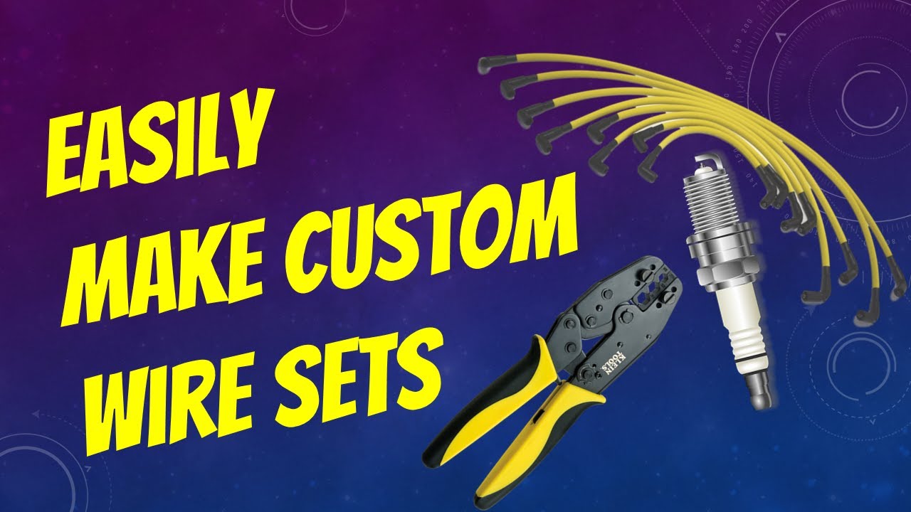 How To Make Custom Spark Plug Wire Sets - YouTube