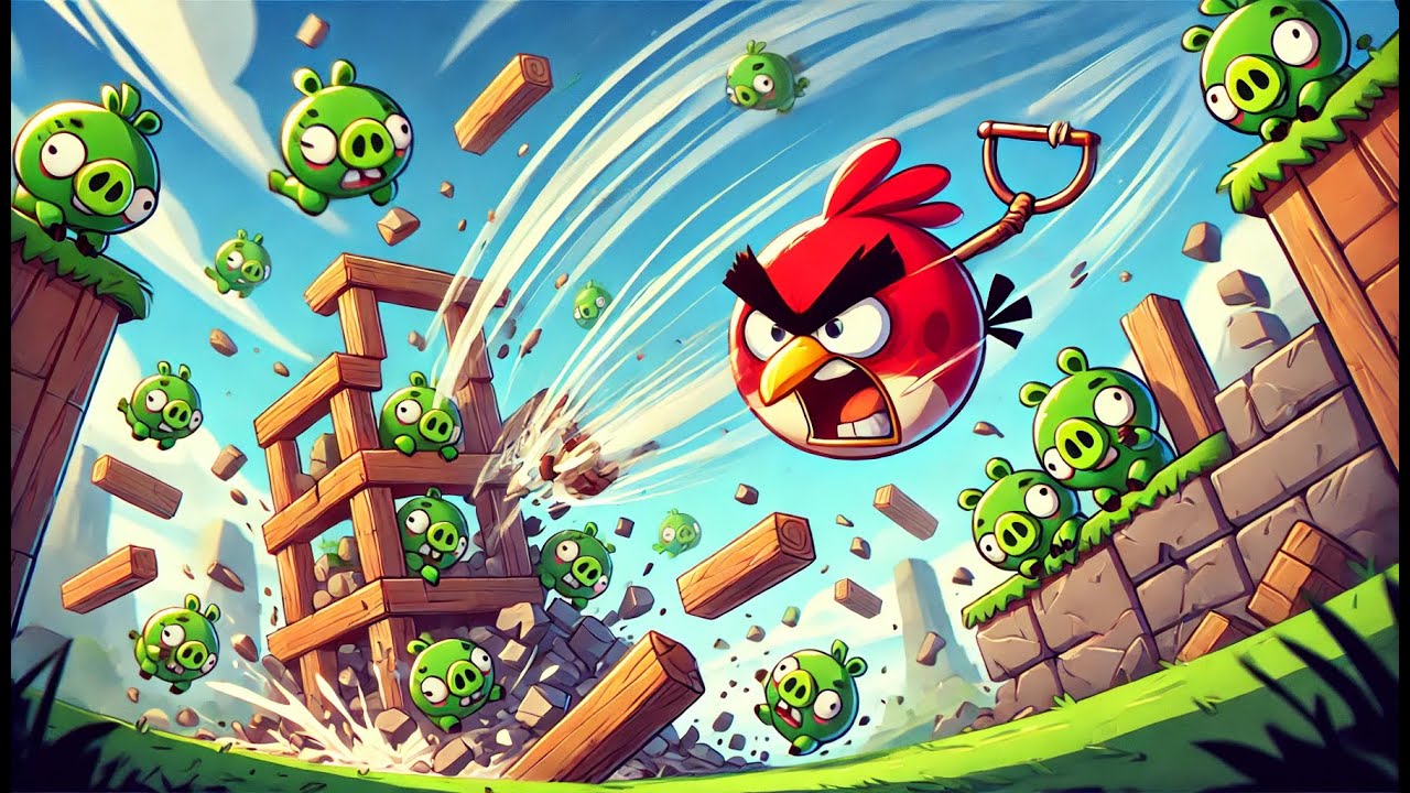 Angry Birds 2 Level 52: Epic Fails and Wins - YouTube