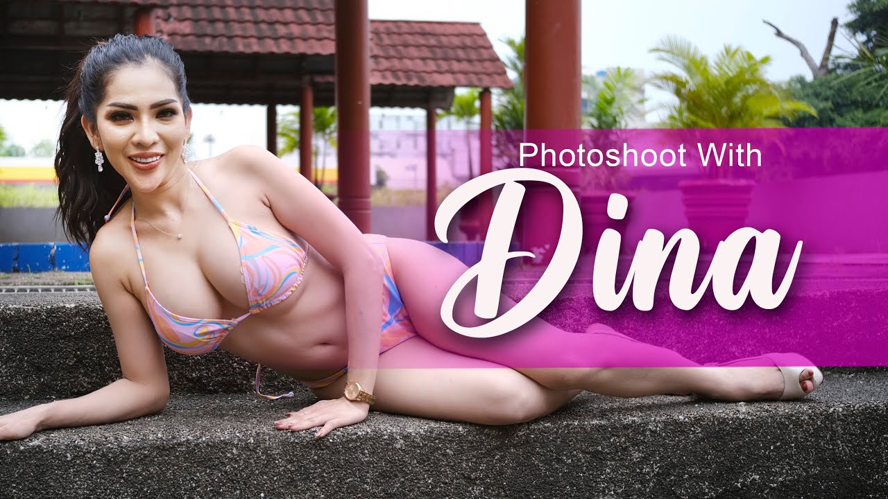 photoshoot with DINA SANTIKA | Model cantik ini selalu bikin lucu di ...