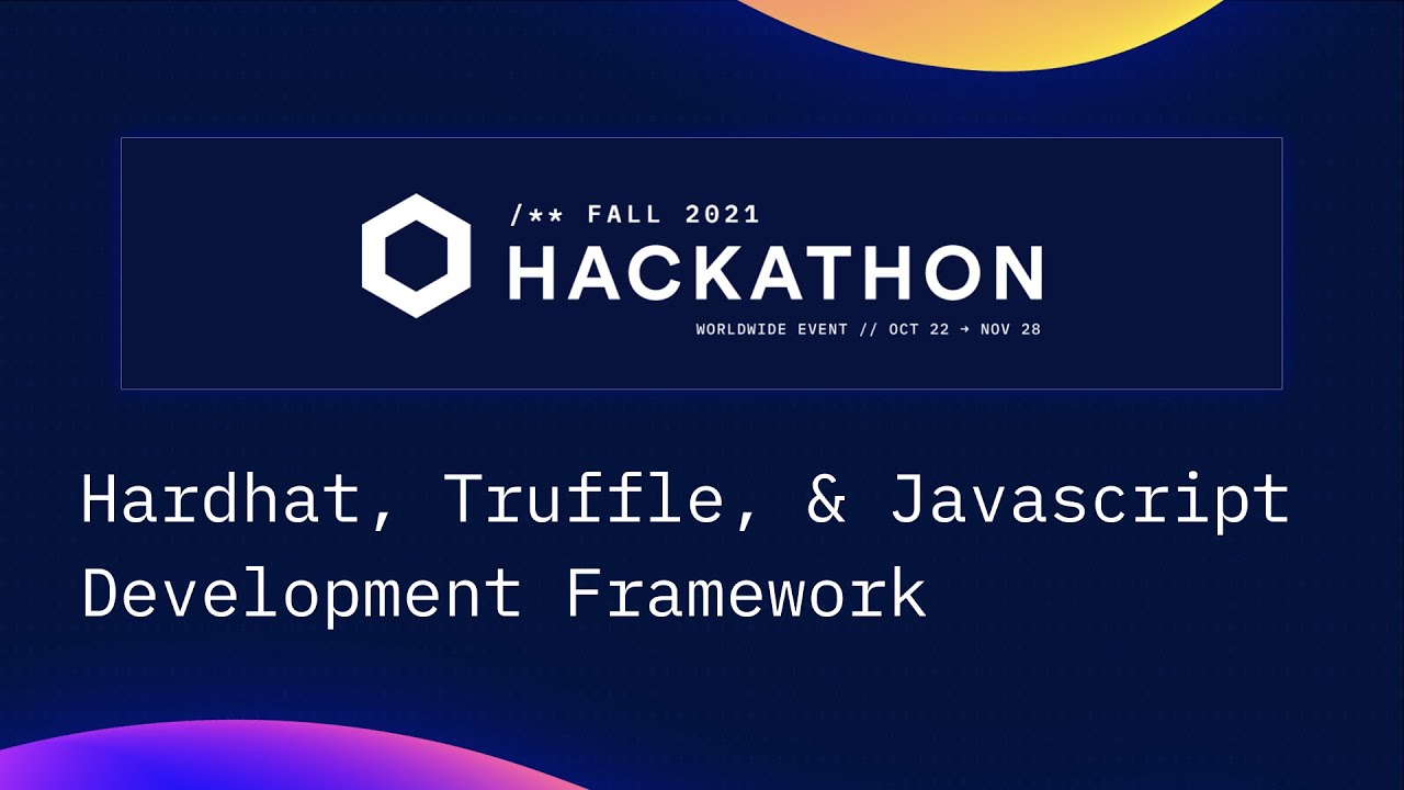 Hardhat Truffle And Javascript Development Framework Youtube