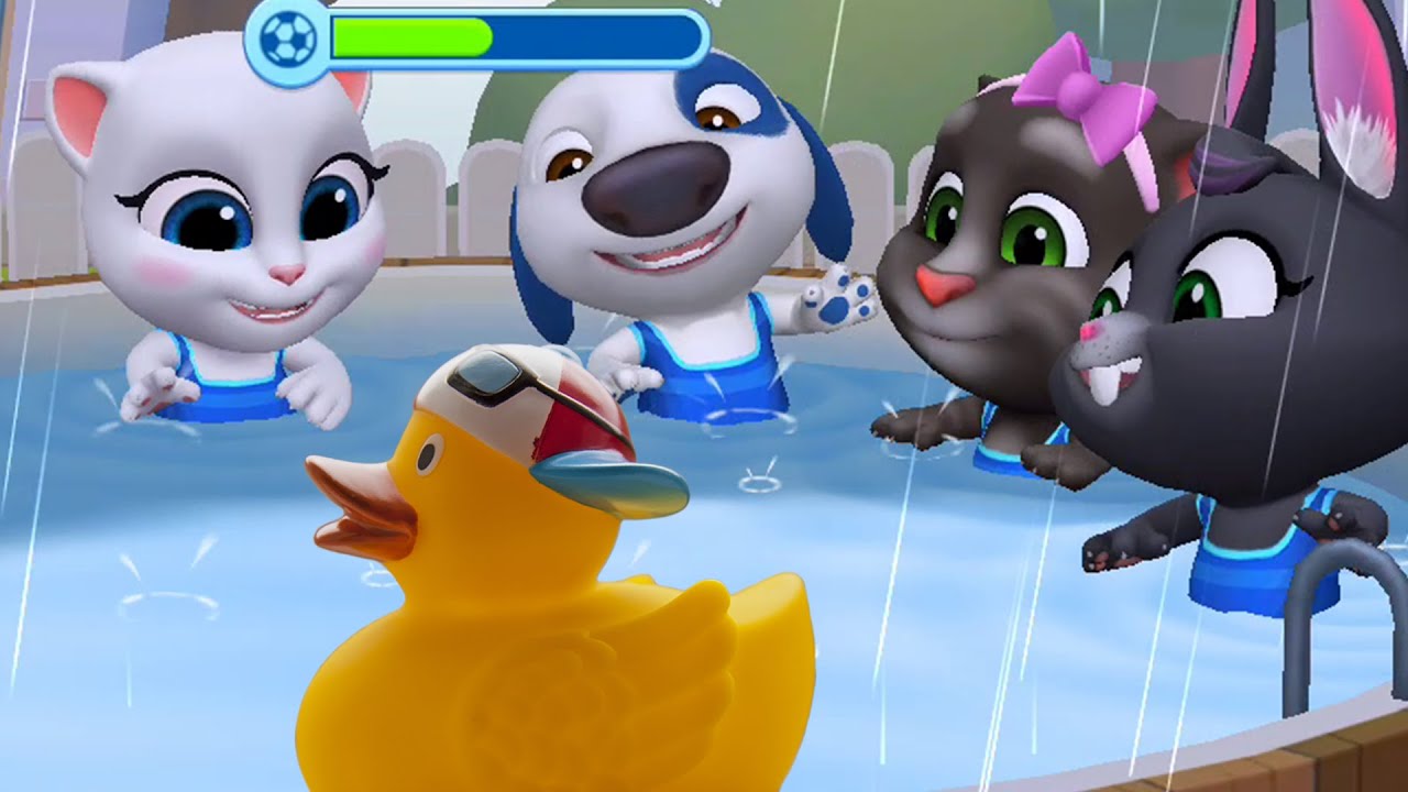 Türkiye'de ilk - Yeni Konuşan Kedi Tom ve Arkadaşları Banyo Yapıyor ...