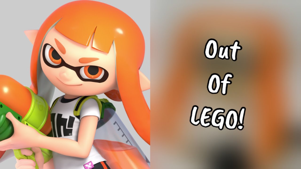 Orange Inkling Girl: LEGO Splatoon figure - YouTube