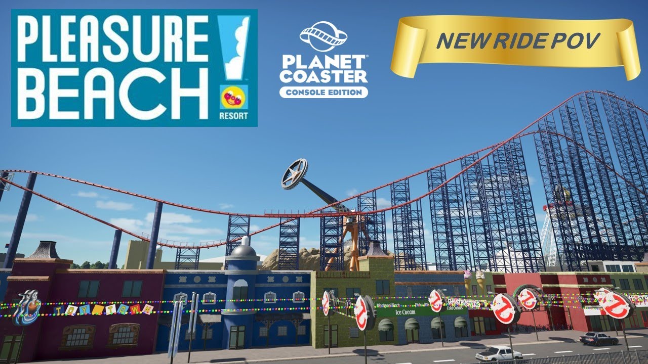 Blackpool Pleasure Beach, New ride first look and POV, Planet Coaster ...