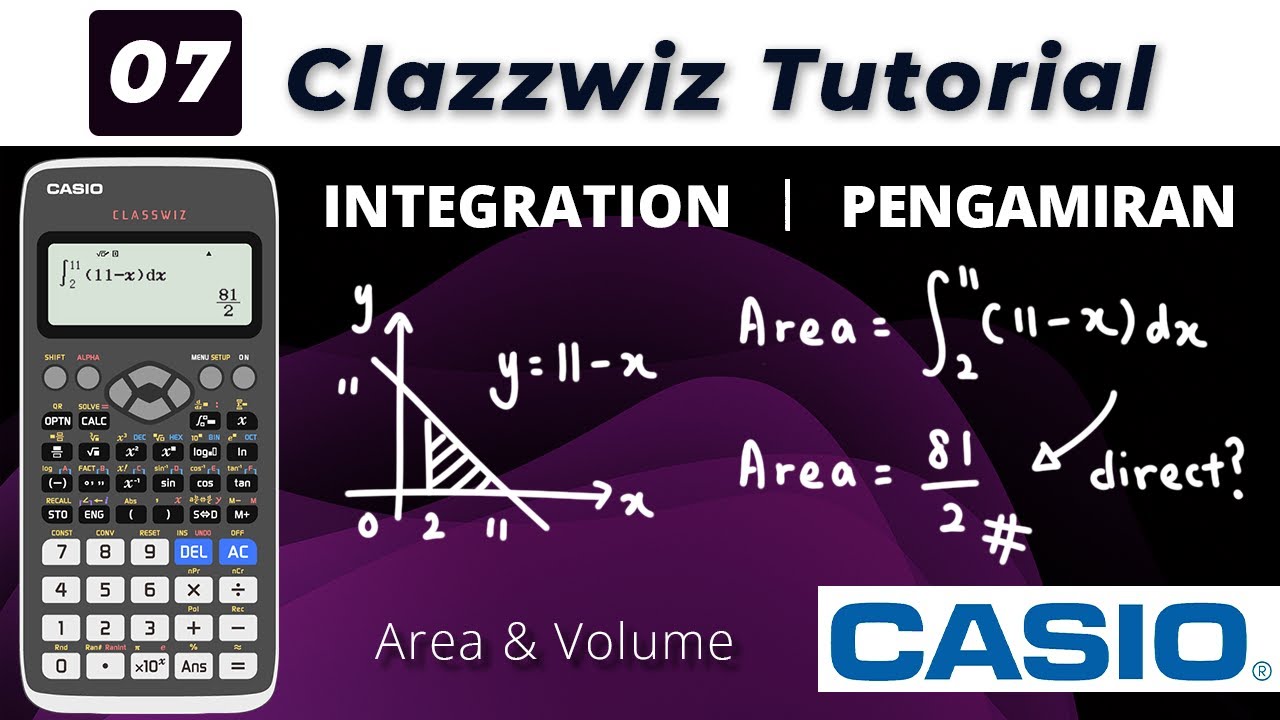 Classwiz Tutorial Part 7: Integration | Pengamiran - YouTube