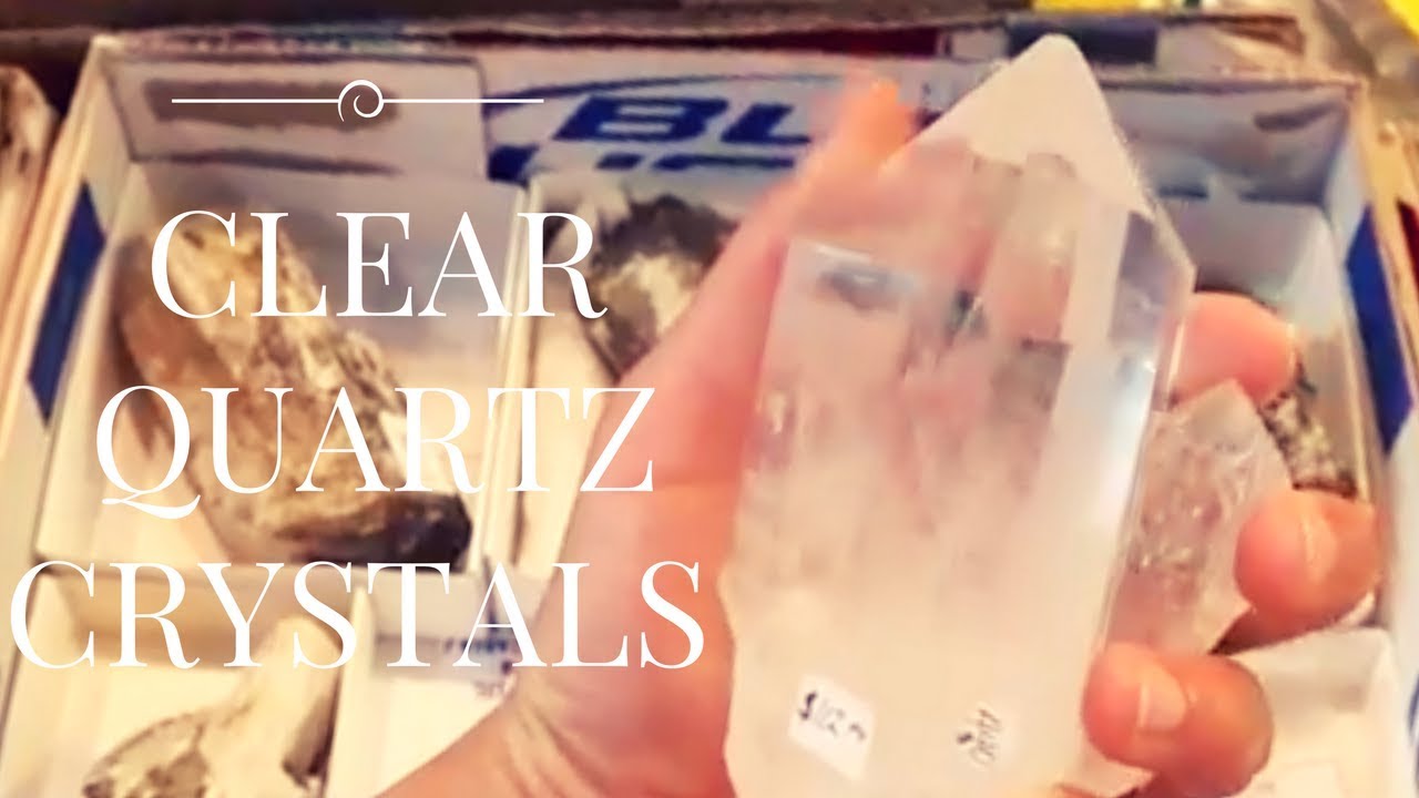 CRYSTAL / GEMSTONE COLLECTION : CLEAR QUARTZ - YouTube