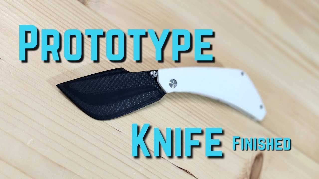 Prototype Knife Finished!!! #make #create #handmade - YouTube