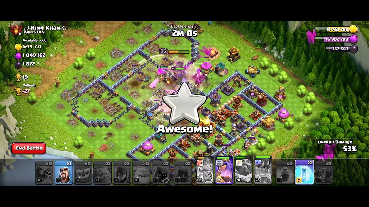 COC - Attack 65 lol war attack, clash of clans, ground attack, #coc #clashofclans #th16 #games ...