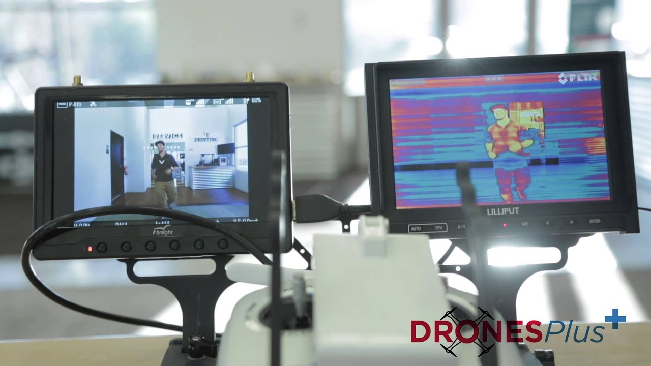 DJI Inspire 1 Drone with Flir Vue Infrared Camera - YouTube