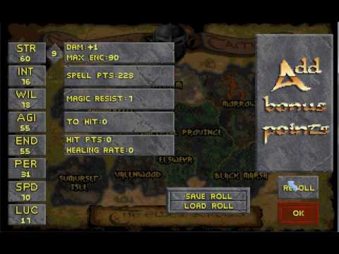 LGWI - Daggerfall 003 (Character Creation 3/3) - YouTube