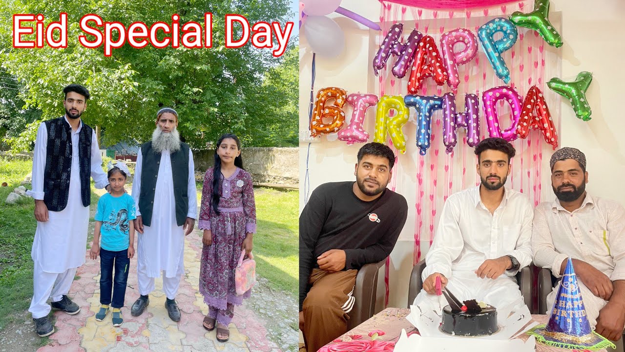 Fatima jan ka birthday eid k din 😇🎂 Eid special day with family - YouTube