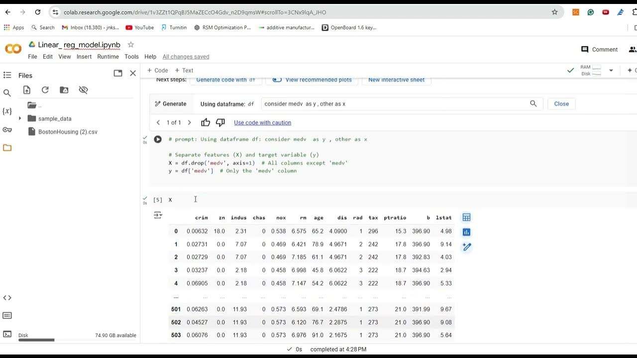 MLR, LASSO, RIDGE, ElasticNet Regression with Python and Generative AI - YouTube