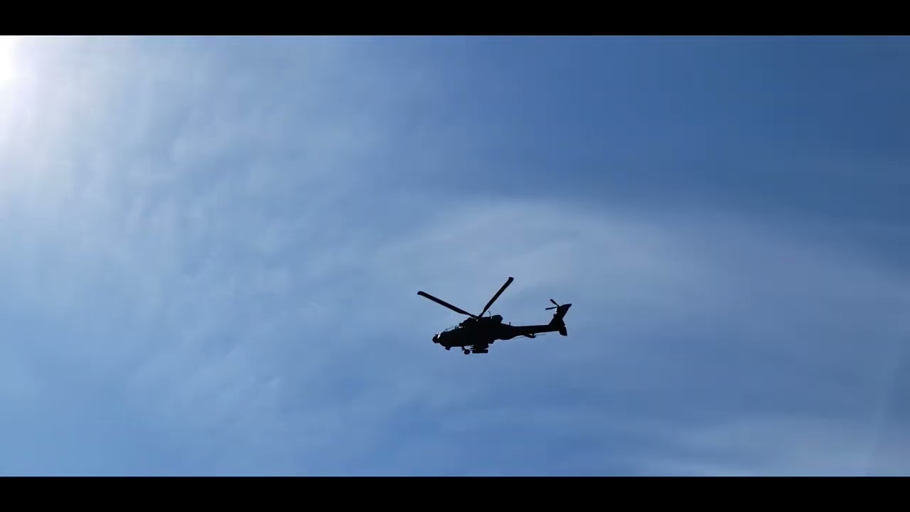 Apaches flying high at work - YouTube
