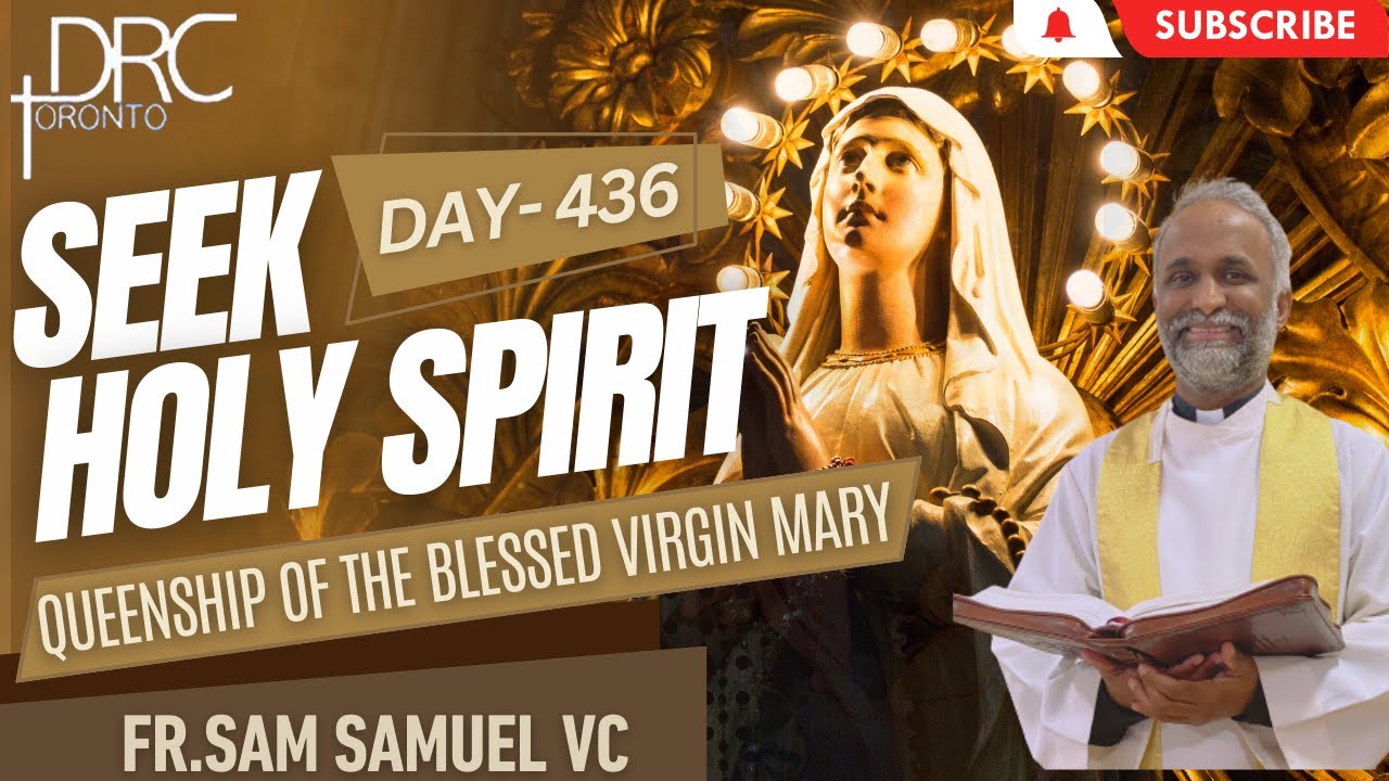 Day 436: Queenship of Blessed Virgin Mary | Seek Holy Spirit (Fr. Sam ...