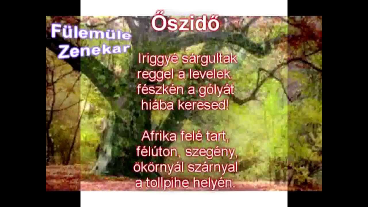 Őszi dal - Fülemüle Zenekar - Megzenésített vers , Gyerekeknek - YouTube