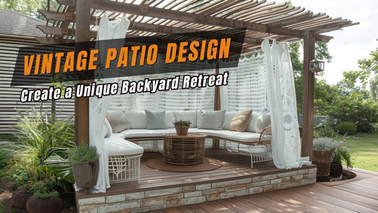 Transform Your Backyard with Timeless Vintage Patio Designs - YouTube
