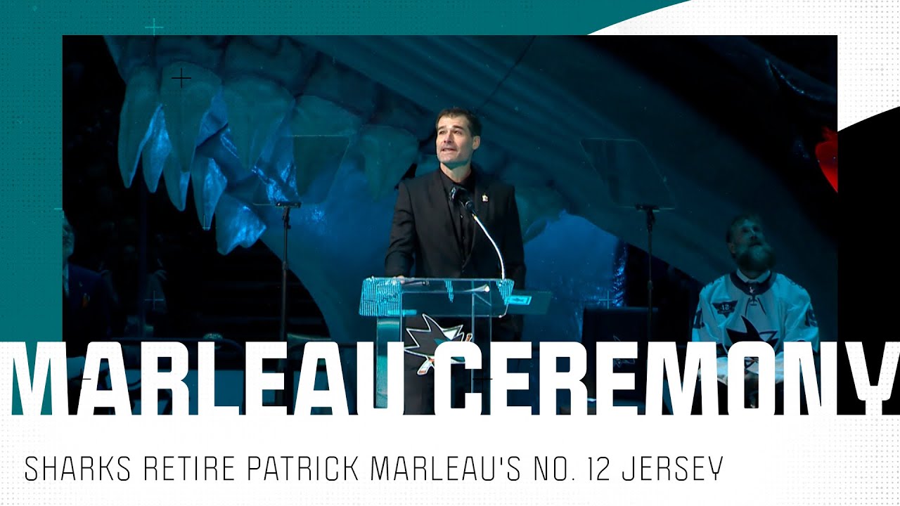 Sharks retire Marleau's No. 12 jersey in emotional ceremony | NBC ...