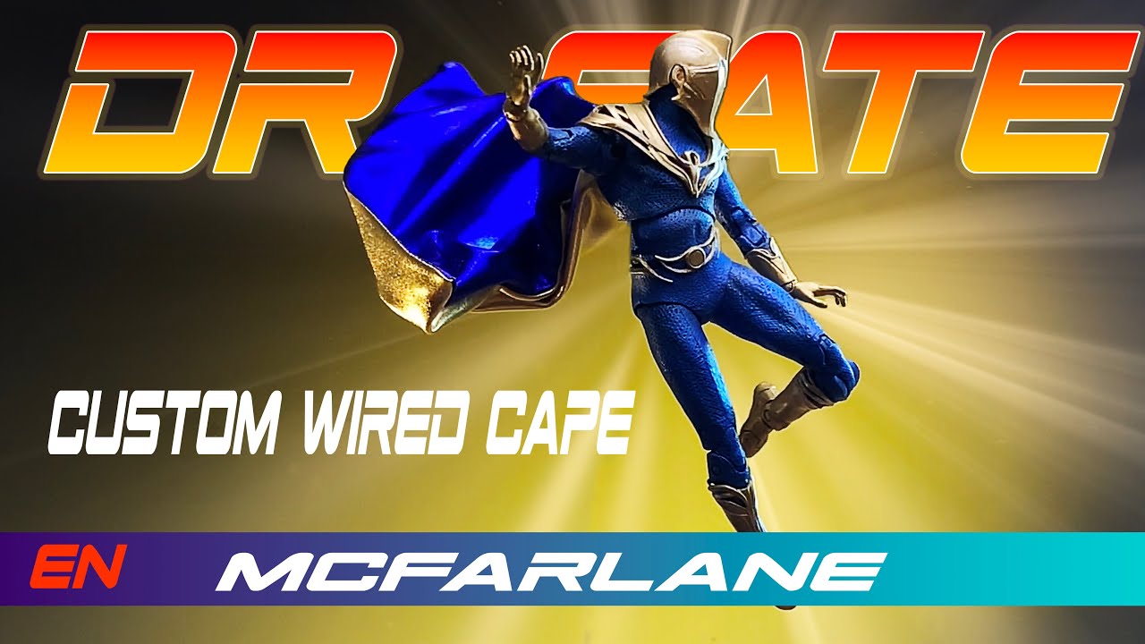 How to Custom paint add a cape for Dr Fate Mcfarlane - YouTube