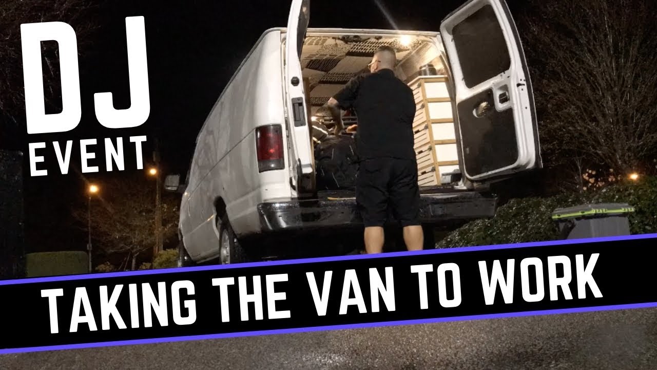 Taking The Van To Work With Me - Full Time Van Life - YouTube