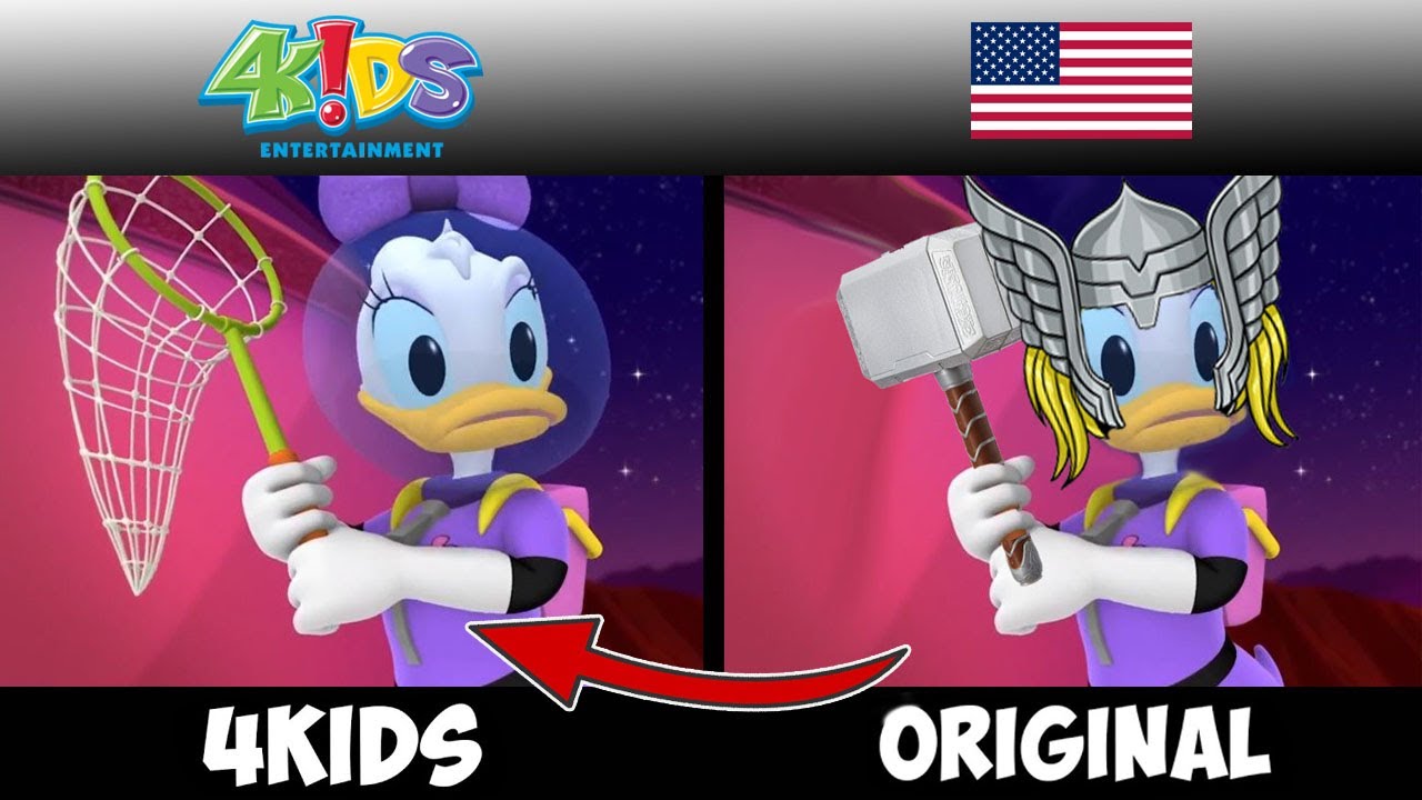 4kids Censorship in MICKEY MOUSE CLUBHOUSE Mission On Space - YouTube