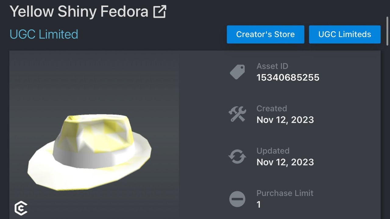 [UGC LIMITED] How to get Yellow Shiny Fedora in Workout Simulator ...