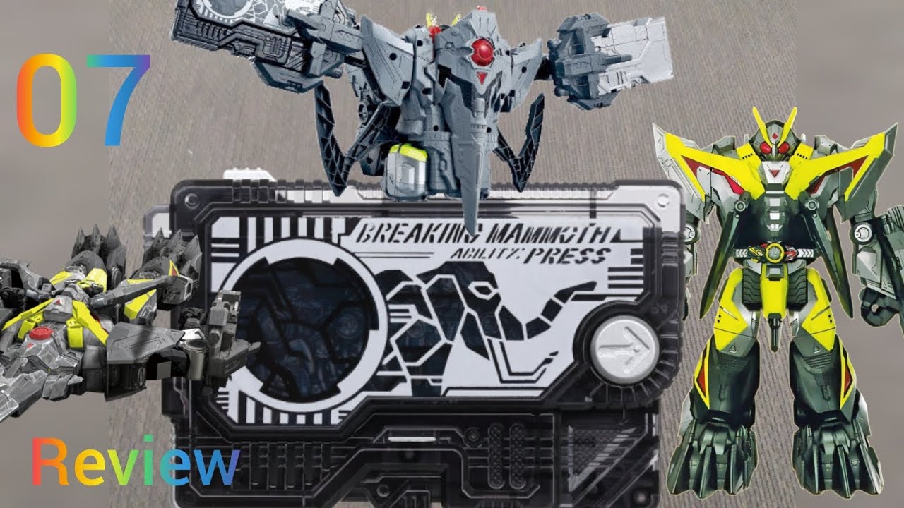 Review breaking mammoth progrise key/kamen rider zero one - YouTube