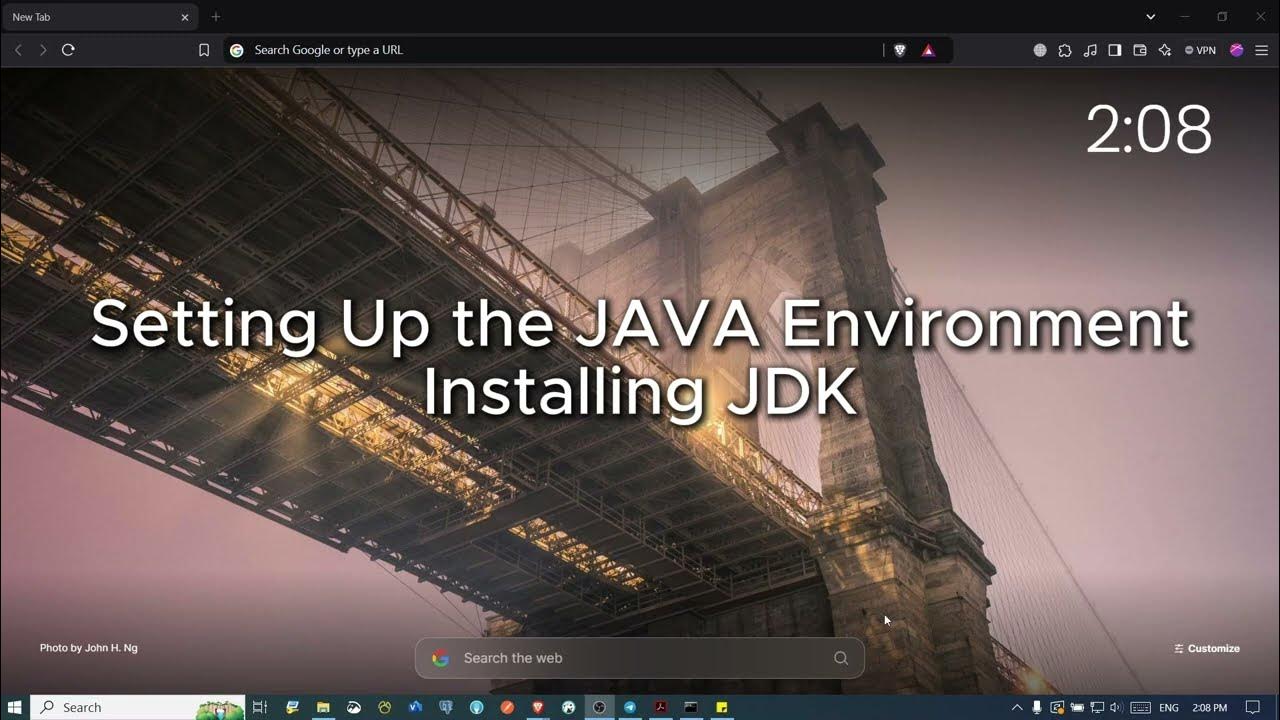 Setting Up the JAVA EnvironmentInstalling JDK - YouTube