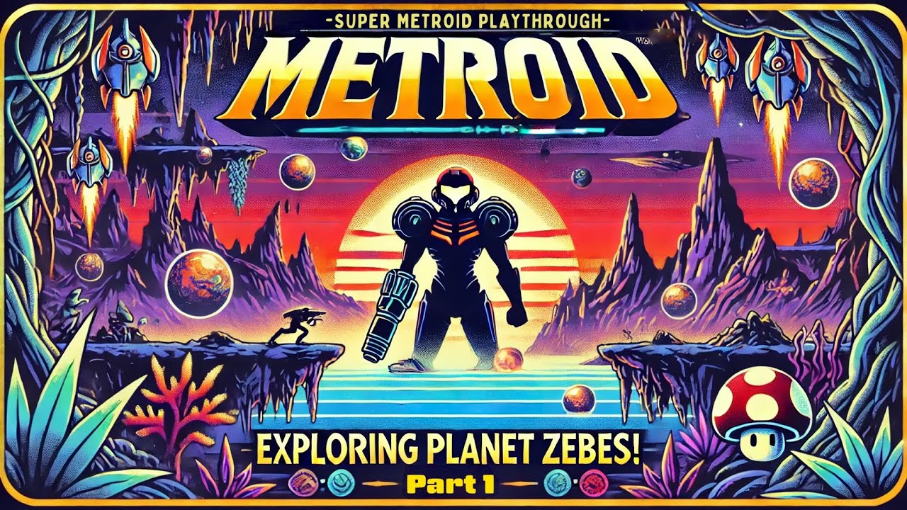 Super Metroid Playthrough Part 1 – Exploring Planet Zebes! - YouTube